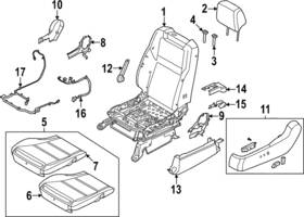 87558-9BU0A NISSAN Track Cover Frontier